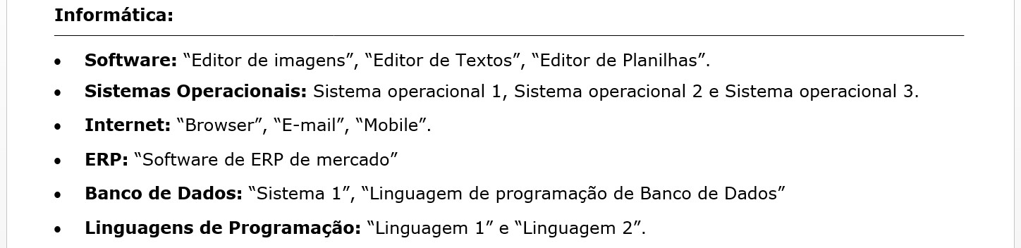 Habilidades que não podem faltar no currículo